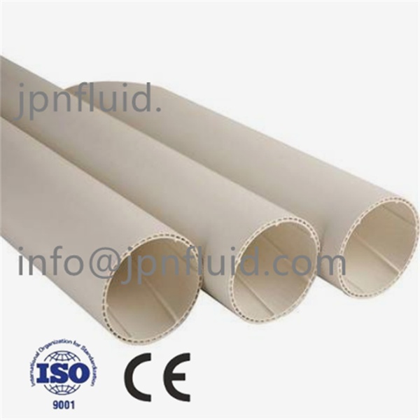 Hollow inner spiral rigid PVC PVC-U drain pipe