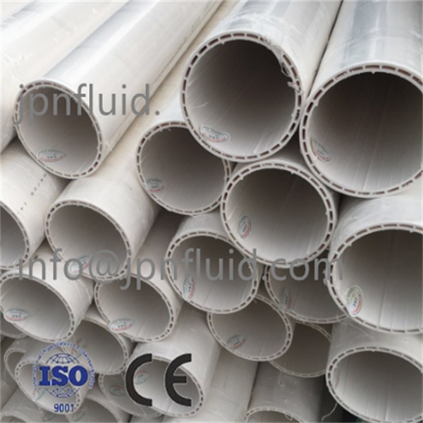Hollow inner spiral rigid PVC PVC-U drain pipe
