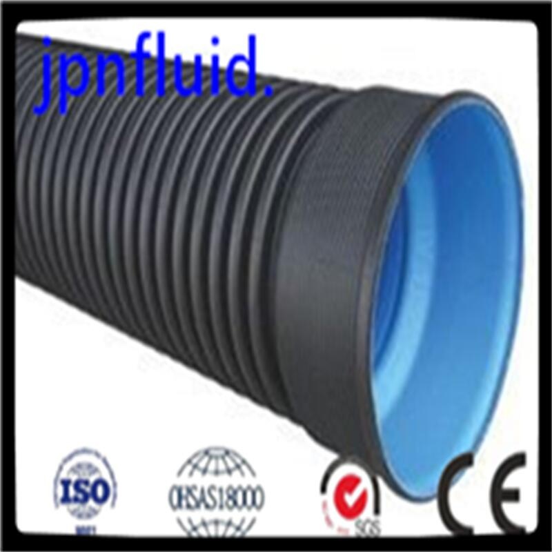 High density polyethylene (HDPE) double wall corrugated pipe