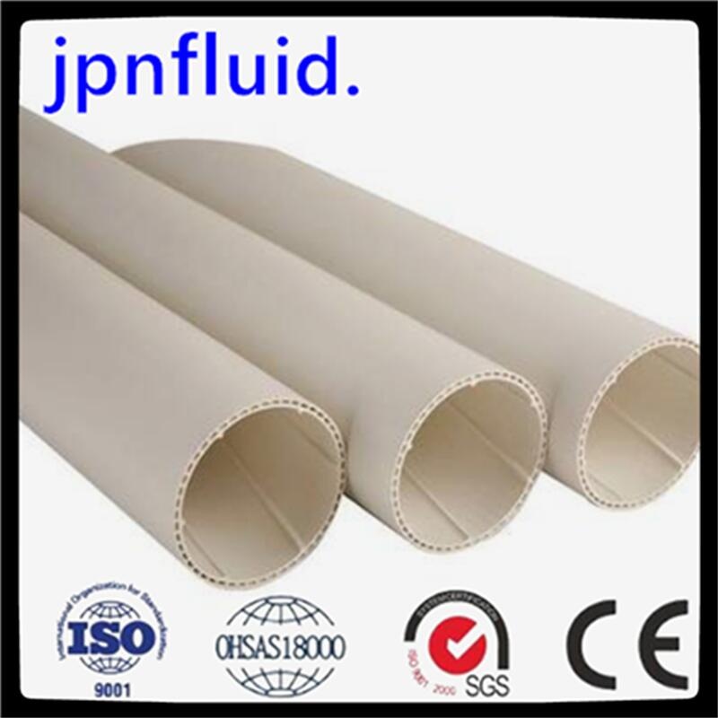Hollow inner spiral rigid PVC PVC-U drain pipe